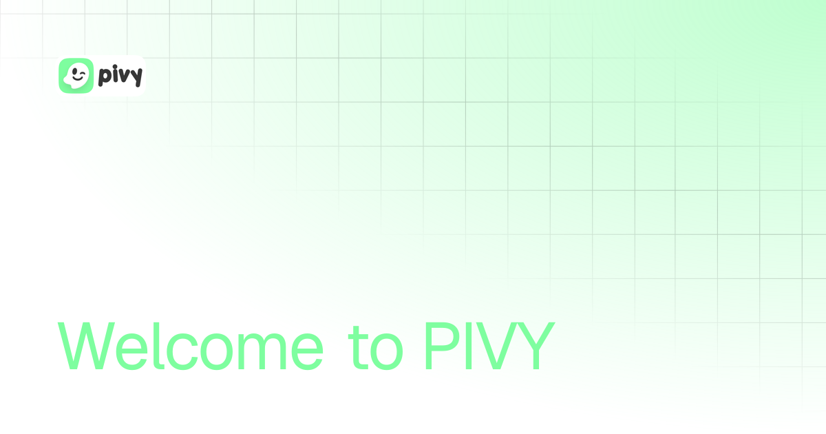 Welcome to PIVY | PIVY Docs